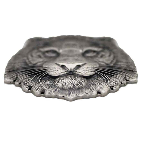 1 Oz Silver Coin 2022 Chad 5000 Francs CFA Tiger Shaped High Relief Co ...