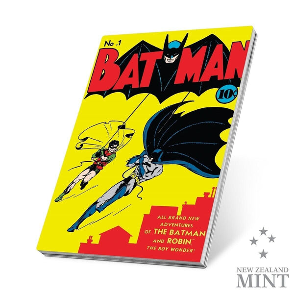 1 Oz Silver Coin 2023 Niue DC Comics Comix Batman #1 Colorized Proof C ...