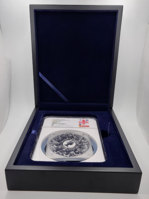 10 oz Silver 2025 GBritain Queen's Beast Completer NGC MS70 FR Jody Cl ...